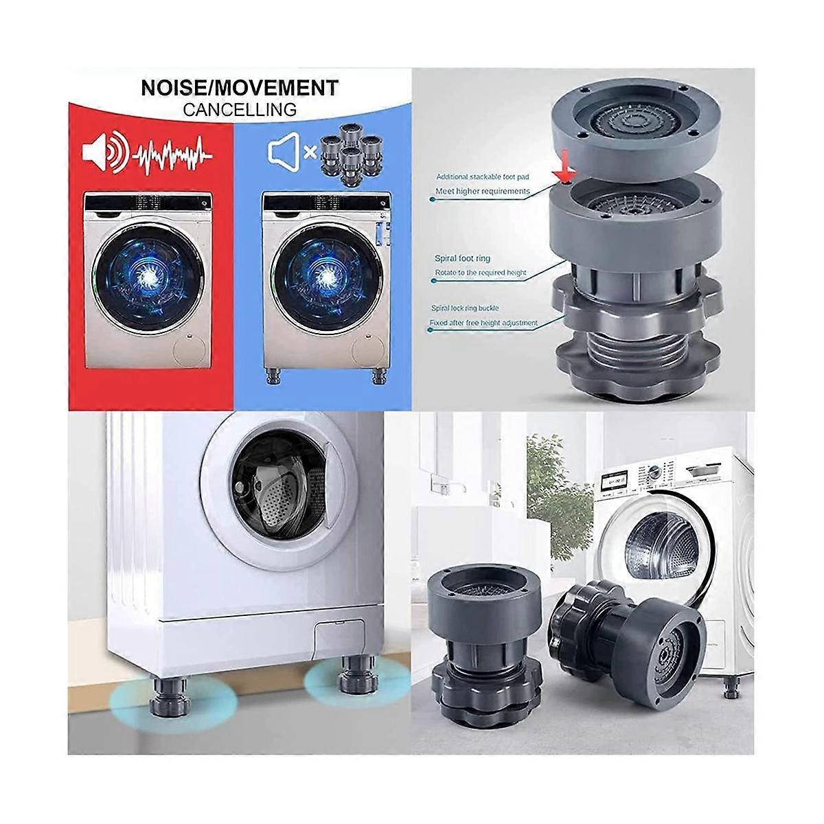 Adjustable Height Washing Machine Support, Anti Vibration Washing ...