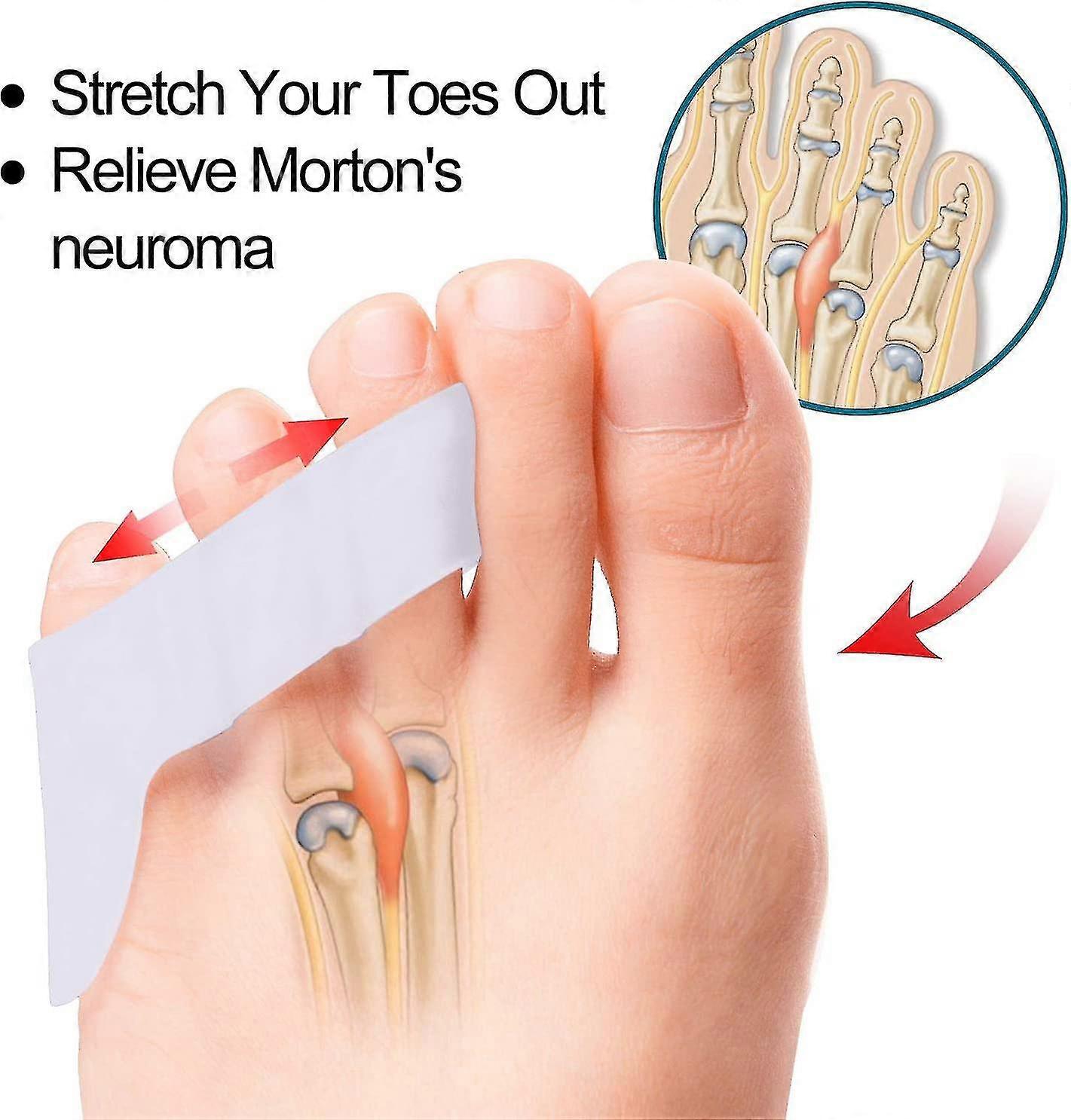 10 Pa Pinky Toe Separator And Protectors, Triple Gel Toe Separators For ...