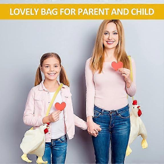 Women Cute Chicken Animal Style Handbag Girls Hen Cross Stitch Purse ...