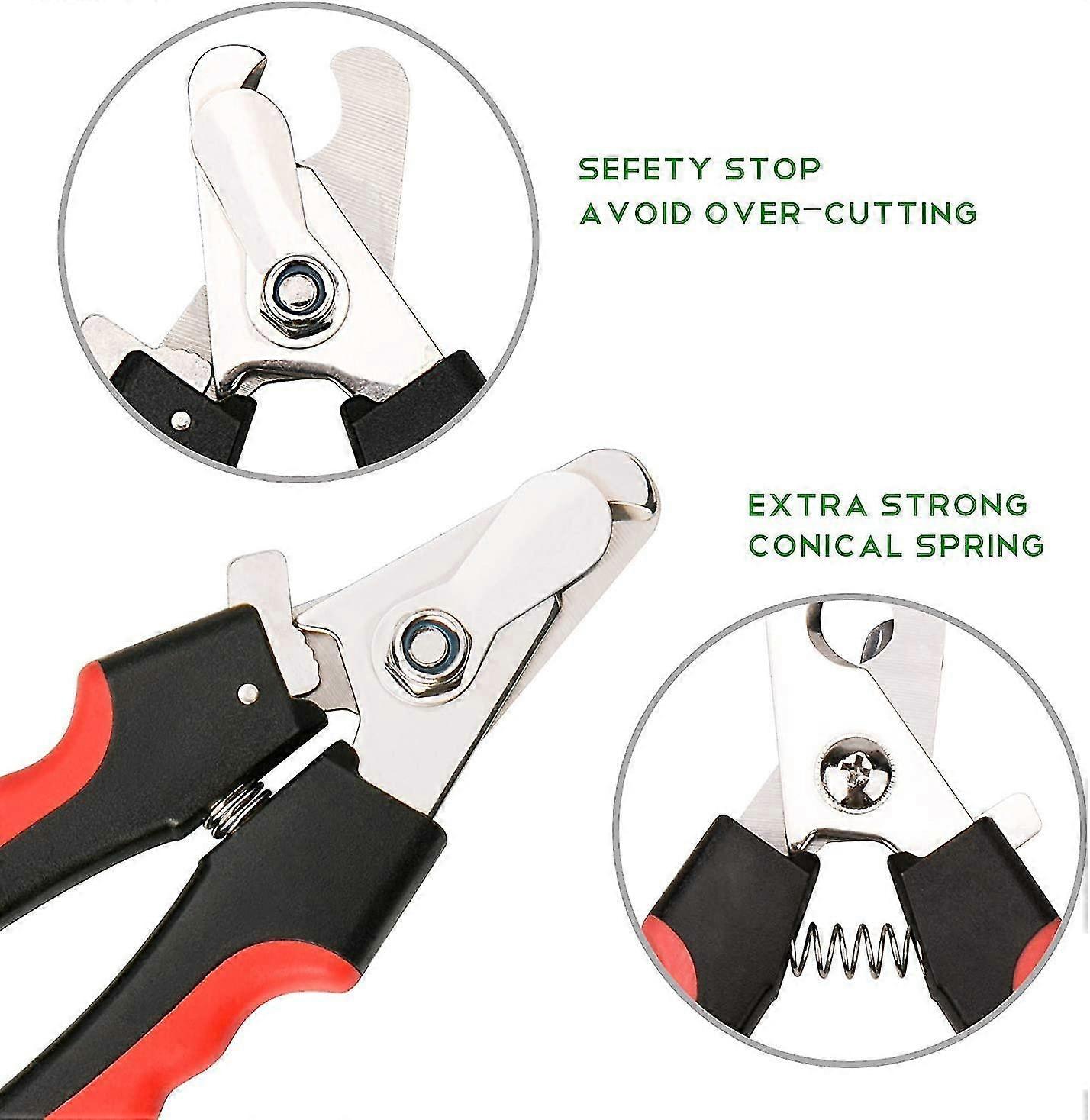 Dog Nail Clippers, Professional Nail Clippers With Stainless Steel ...