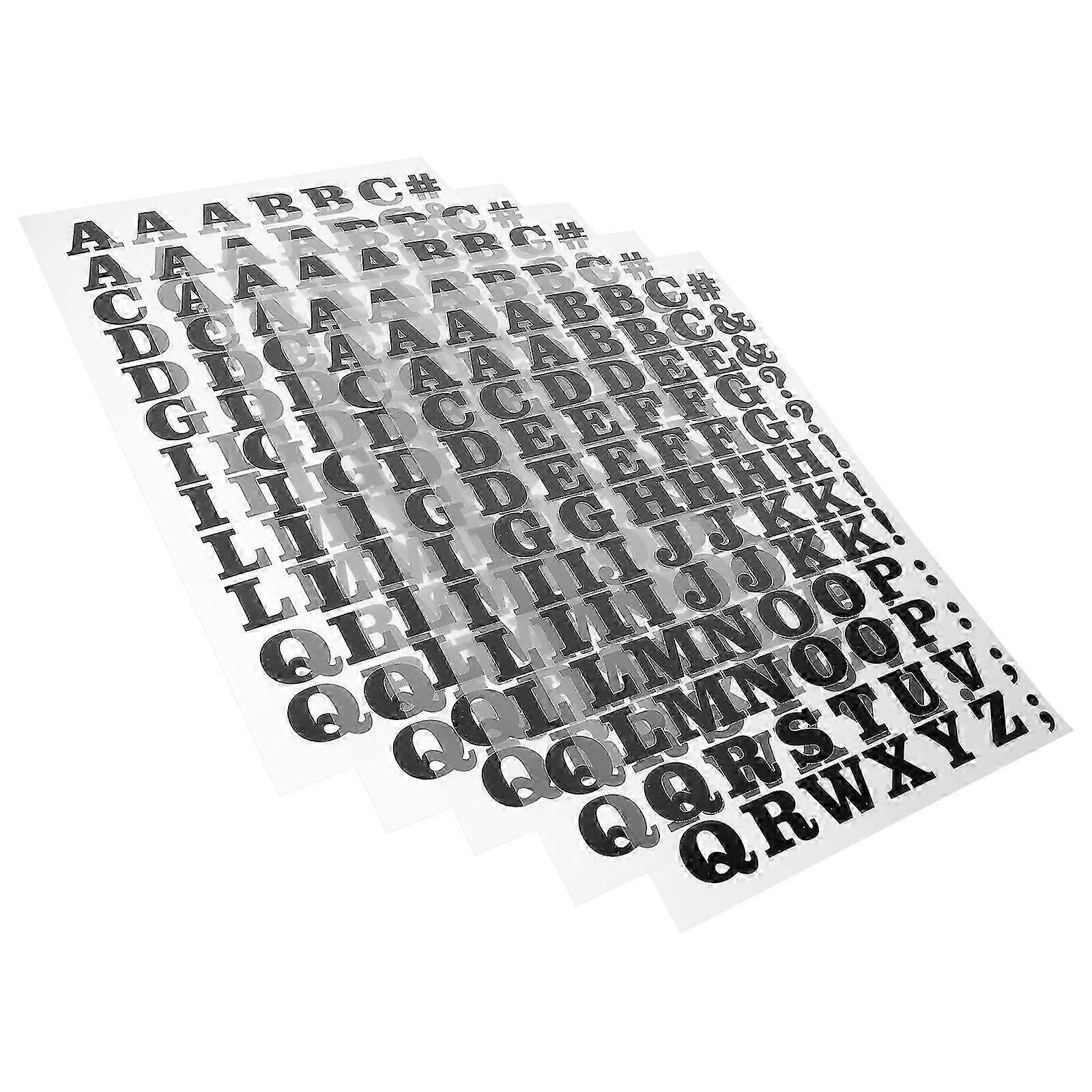 5Pcs Clothing Letter Patches Iron On Letters for Fabric Sewing Novelty ...