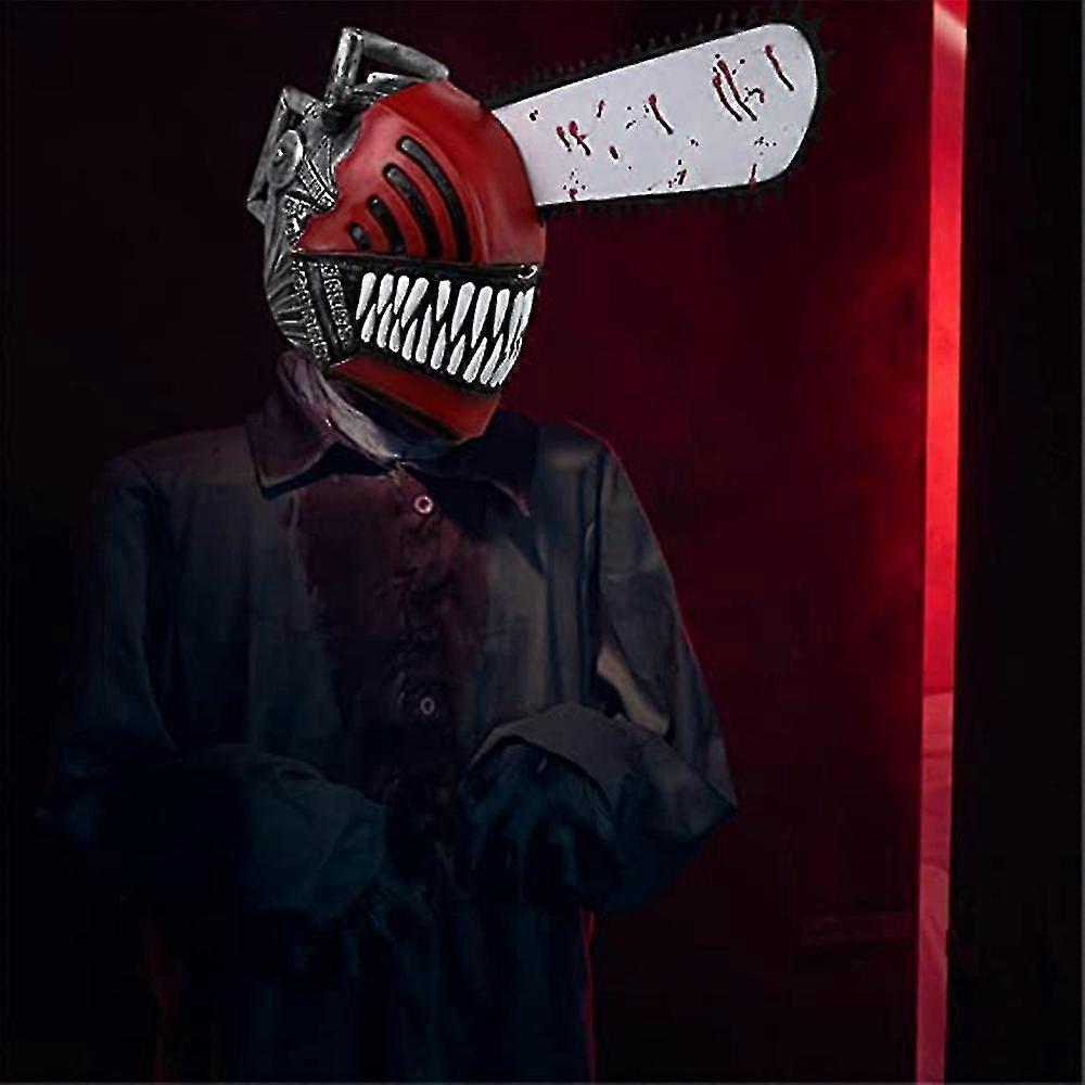 Chainsaw Man 3d Mask Para Adulto, Chainsaw Man Denji Helmet, Bloody ...