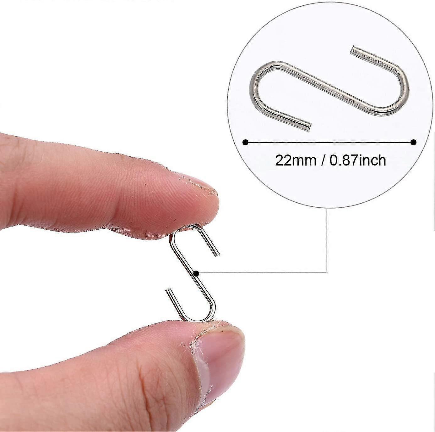 150 Pieces Mini S Hooks Connectors Metal S Shape Hook Hangers | Fruugo NO