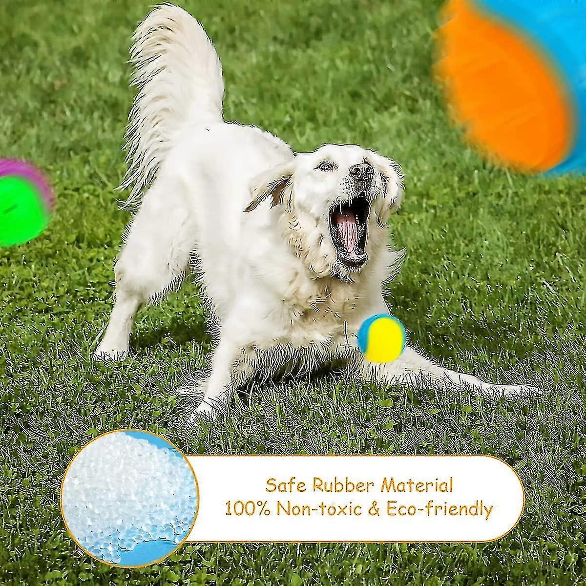 3pcs Squeaky Dog Ball, Scooby Doo Dog Ball Toy Teeth Cleaning Puppy ...