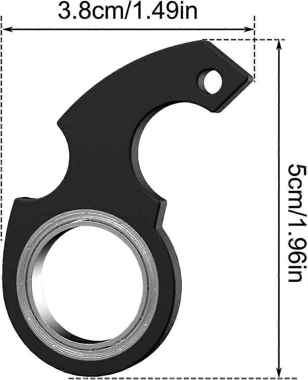 Keychain Spinner Fidget Ring Toy, Key Spinner, Spinning Keychain ...