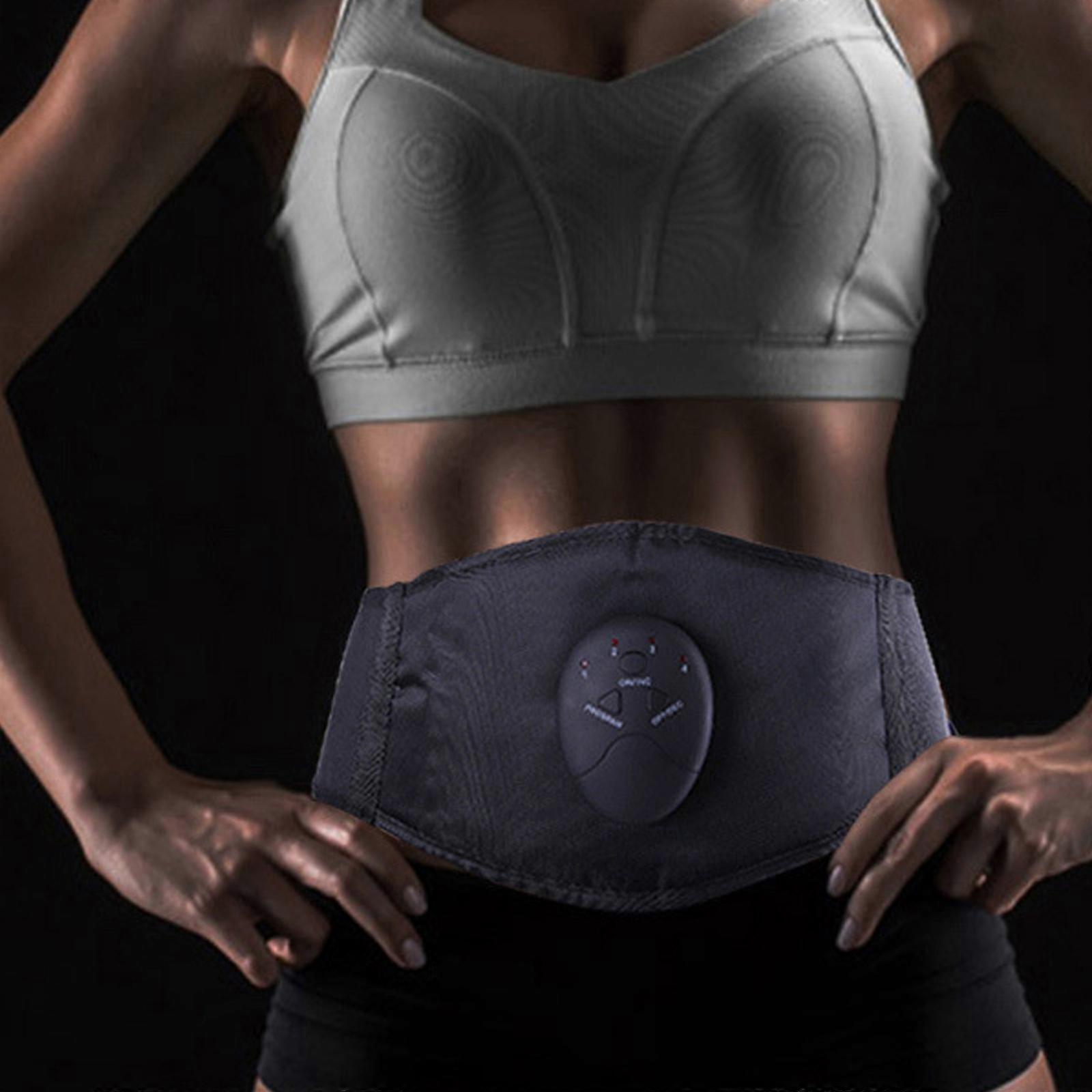 Smart Slimming Belt EMS Abdominal ABS Fit Muscle Stimulater Workout ...