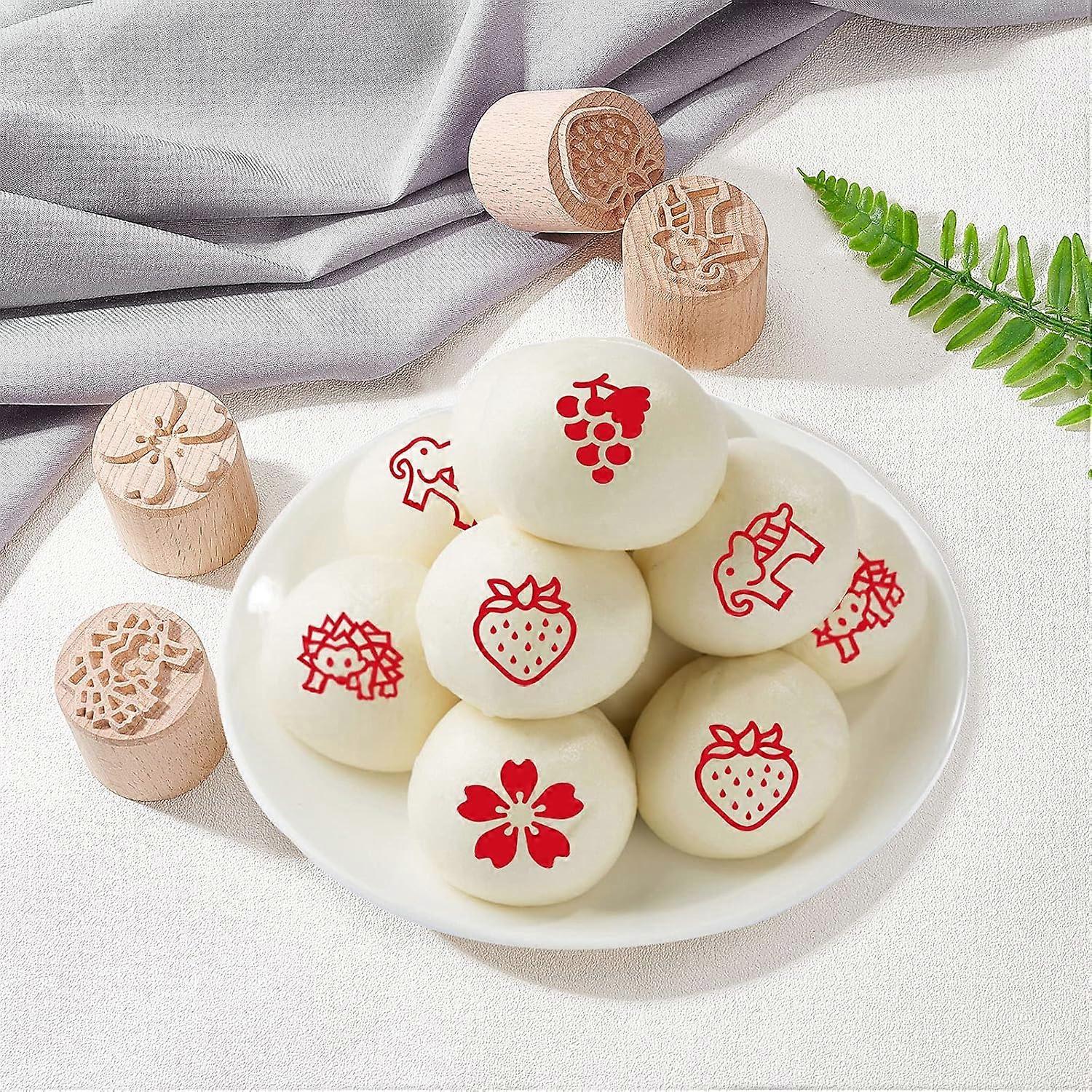 Wood Stamp Grape Shape Wood Wax Seal Stamp Cute Column Wooden Stamps ...