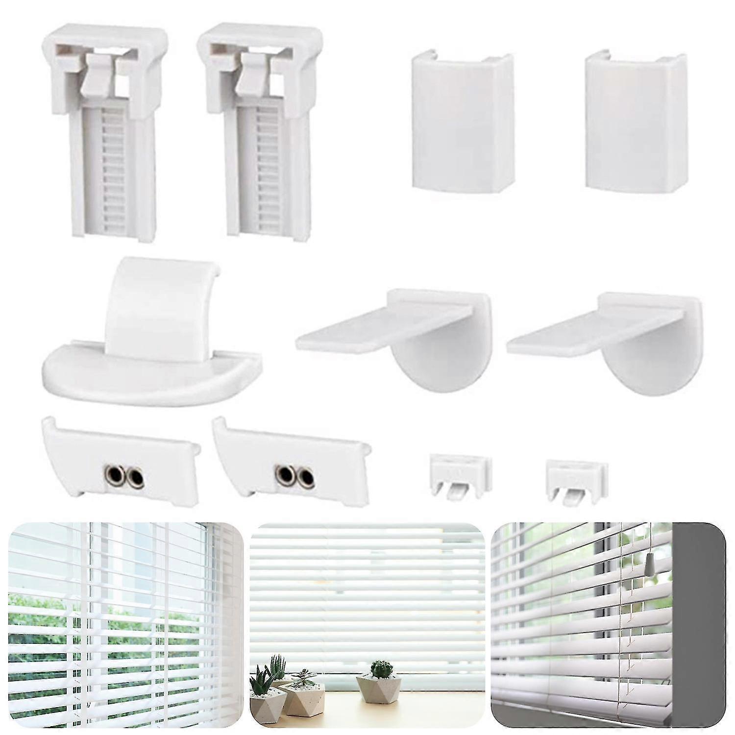 2 Sets 20mm Pleated Blind Replacement Parts Set Clamp Support ...