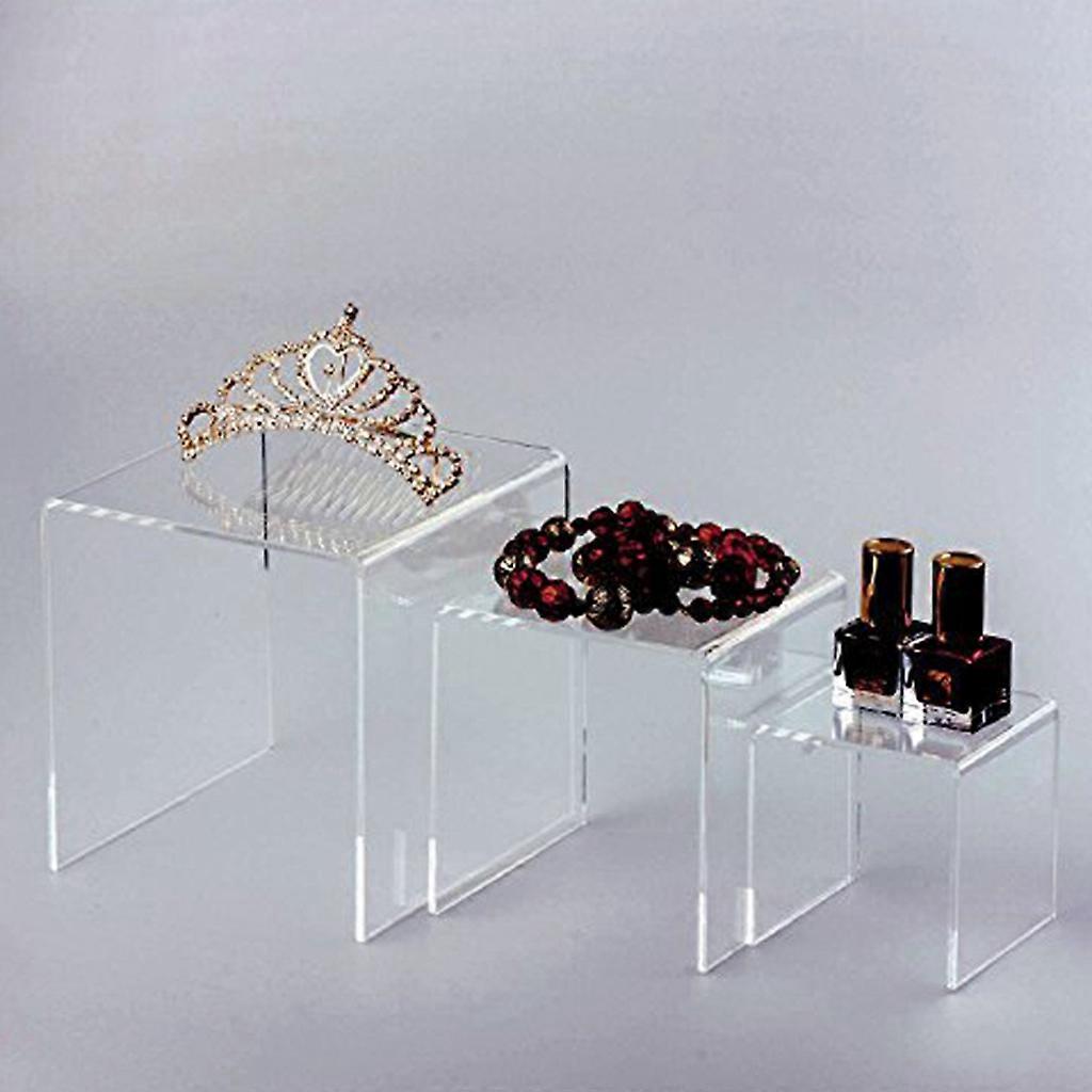 Acrylic Display Stand Anti-Corrosion Clear Showcase Display Shelf for ...