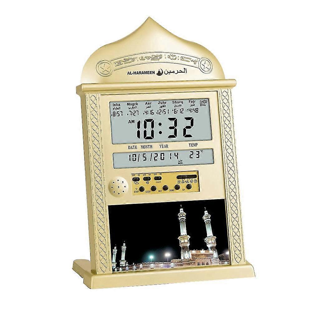 Azan Mosque Prayer Clock Islamic Mosque Azan Calendar Muslim Prayer ...
