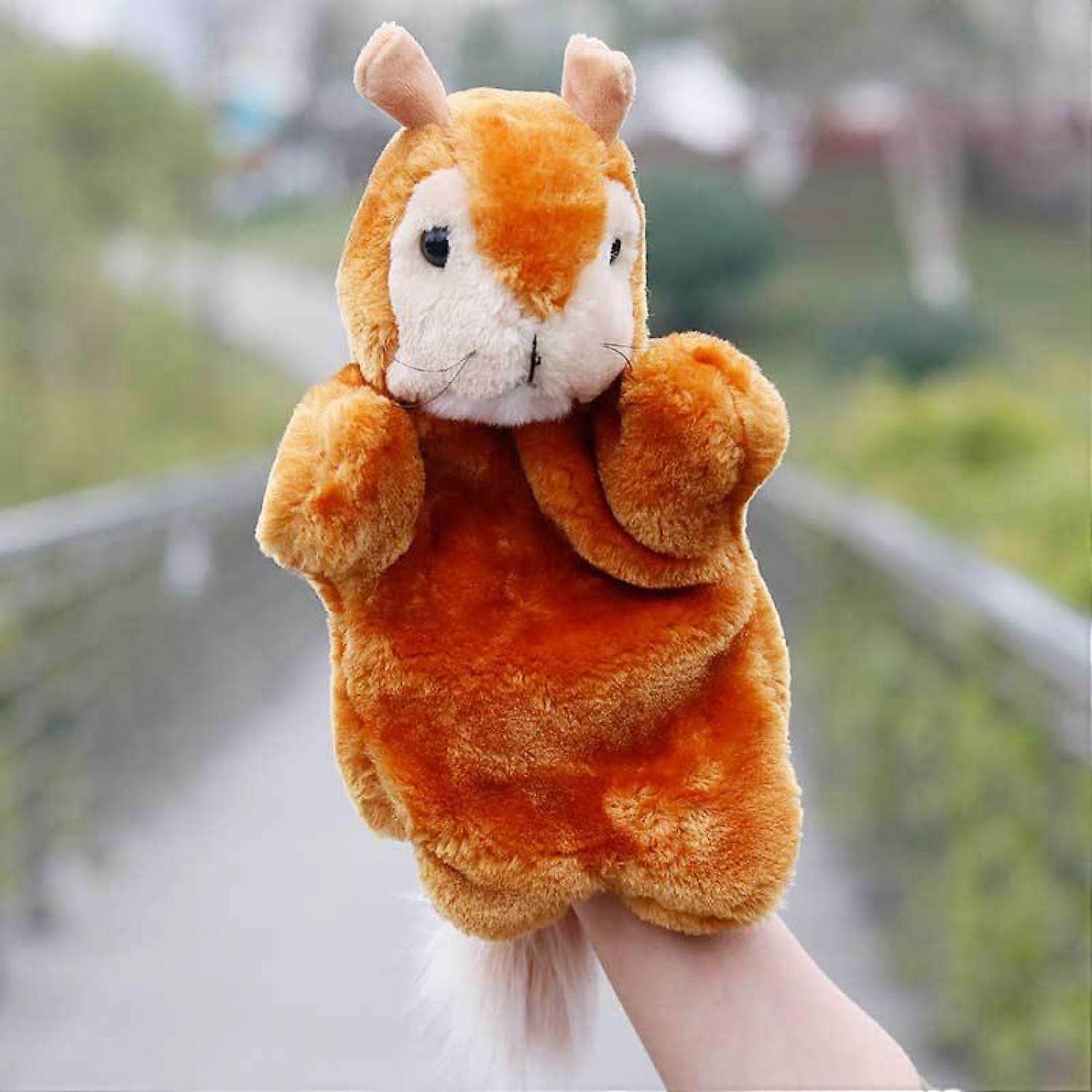 SSRGV A very soft and cute hand puppet plush animal toy, used for ...