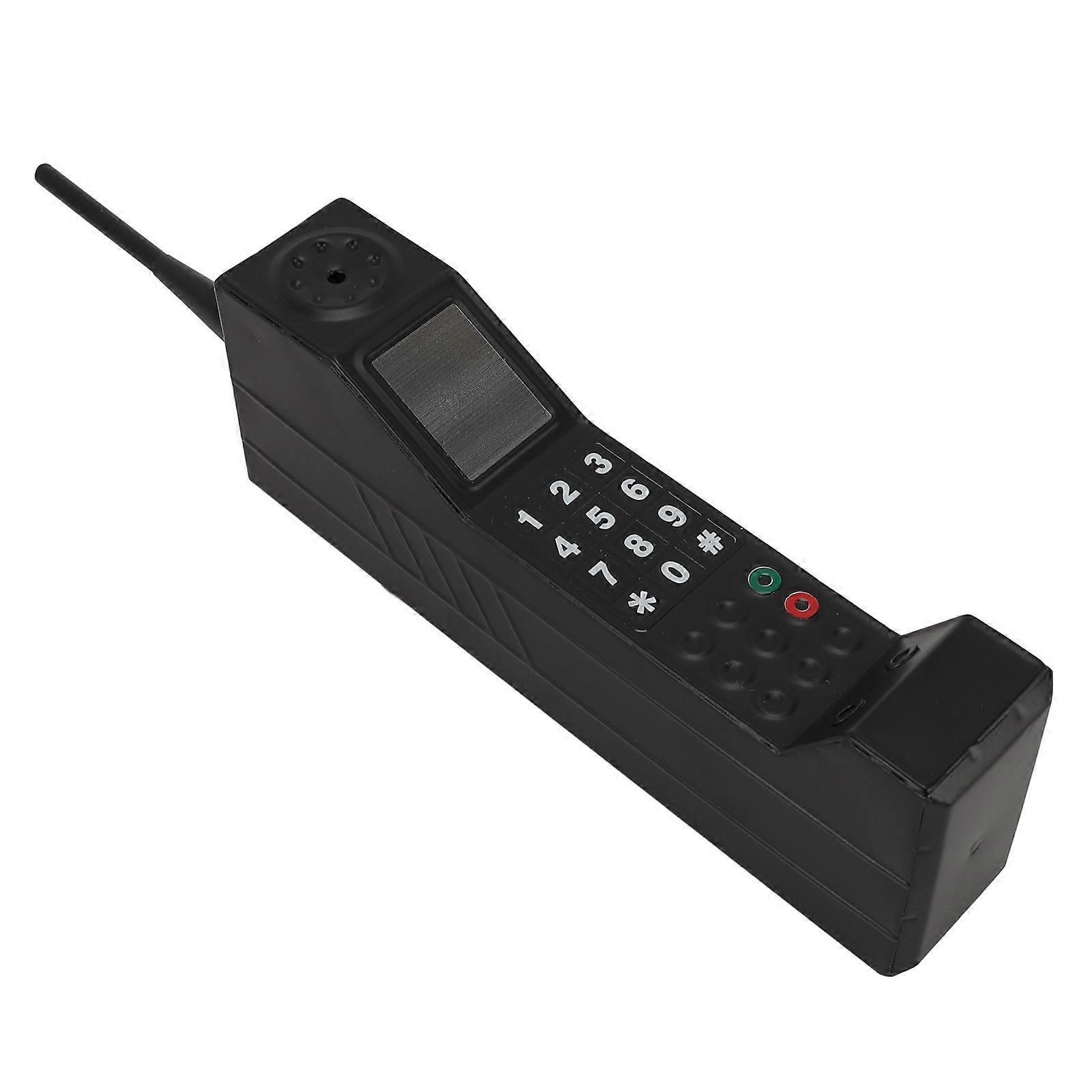 Black Retro Mobile Phone Decor: Iron Old-Fashioned Cell Phone Prop for ...