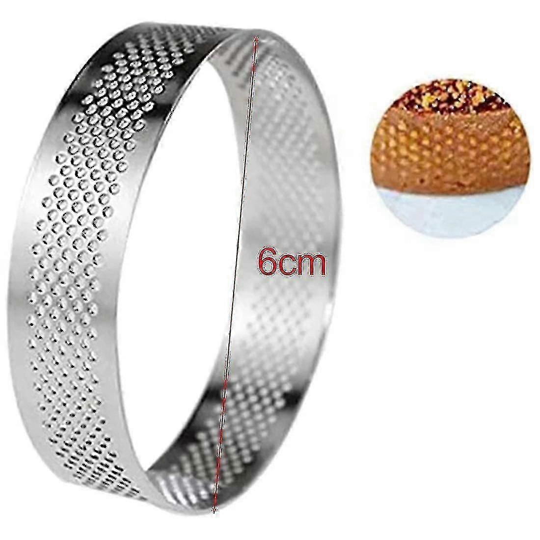 12 Pack Stainless Steel Tart Rings,perforated Cake Mousse Ring,cake ...