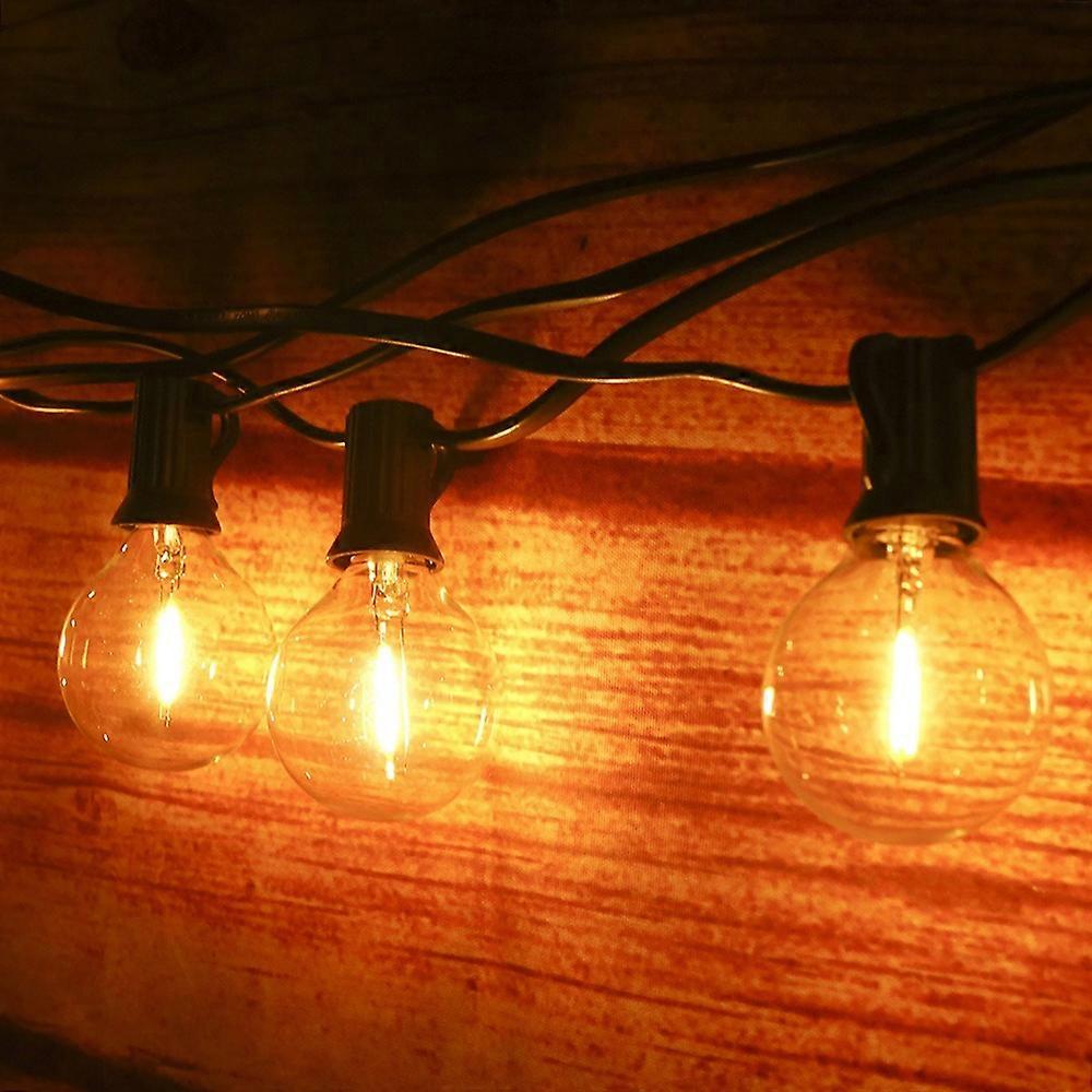 Tomshine AC220V-240V 21.33ft E12 Base G40 LED Fairy String Light No ...