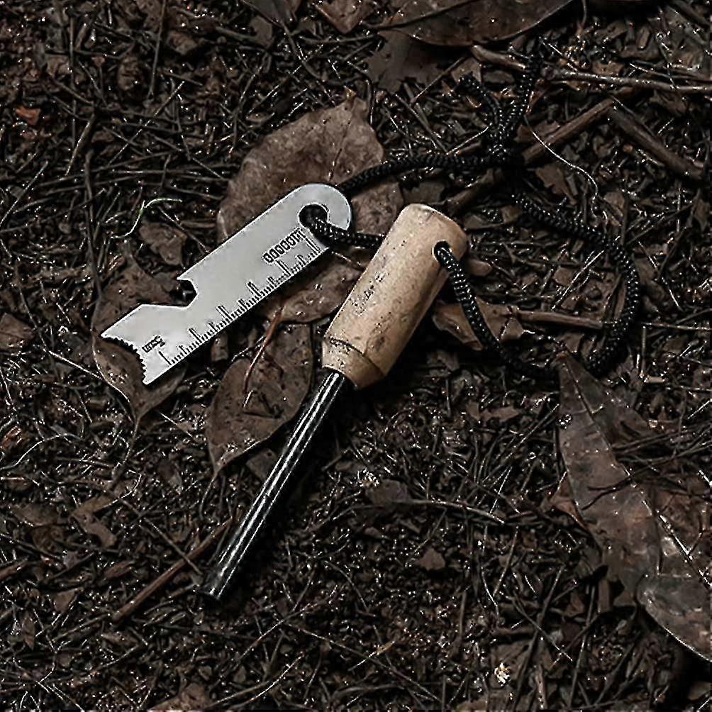 Outdoor Survival Fire Starter Tool: Waterproof Magnesium Ferro Rod ...