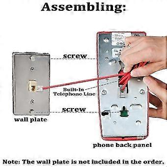 Classic Wall Phones For Landline With Mechanical Ringing, Single Line ...