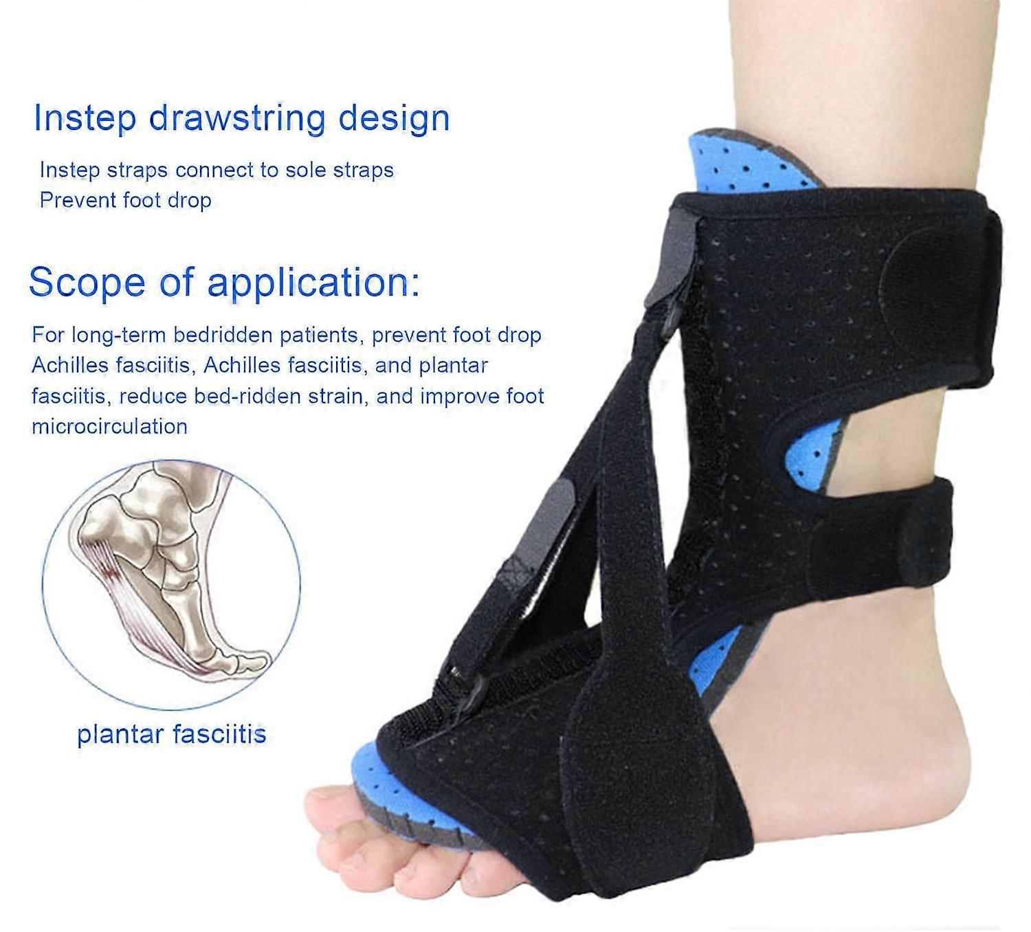 Plantar Fasciitis Night Splint, Improved Orthopedic Foot Drop Orthosis ...
