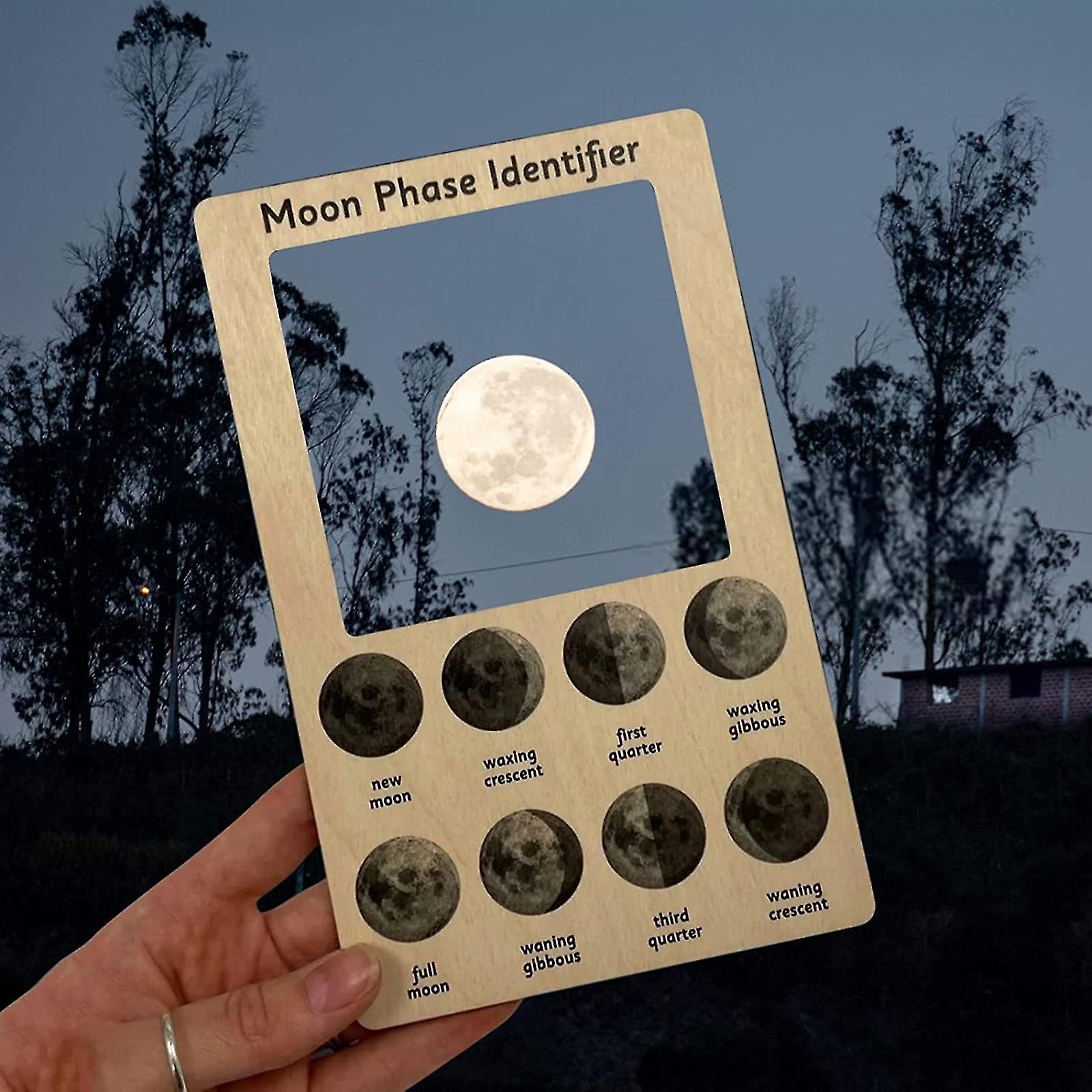 Lunar Phase Identifier Learning Tools Children's Products Toys Wood ...