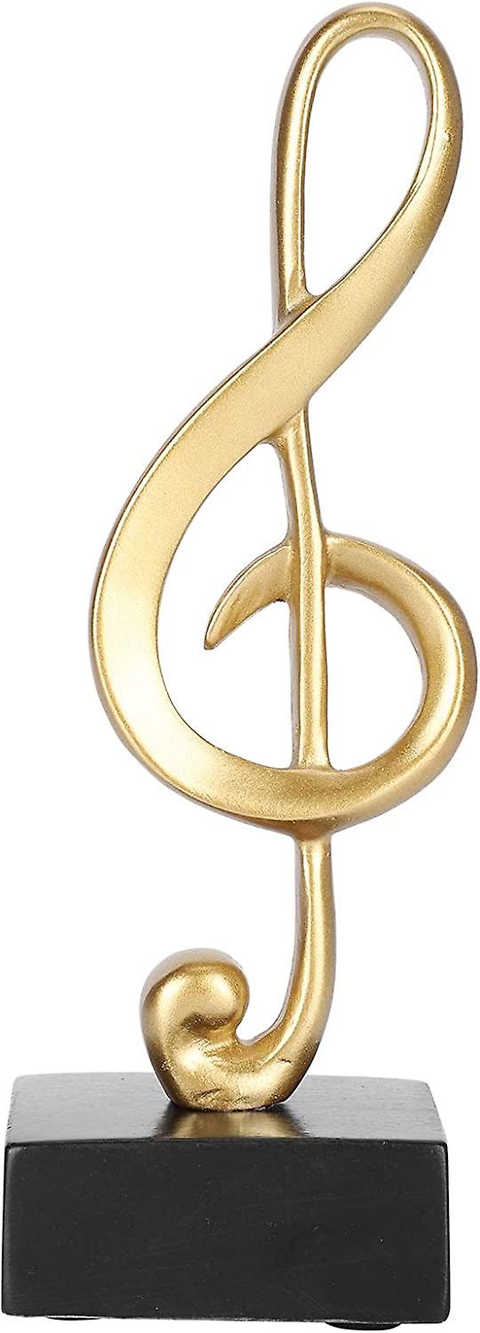 Music Note Statue Sculpture Figurine Symbol Resin Ornaments Home Office ...