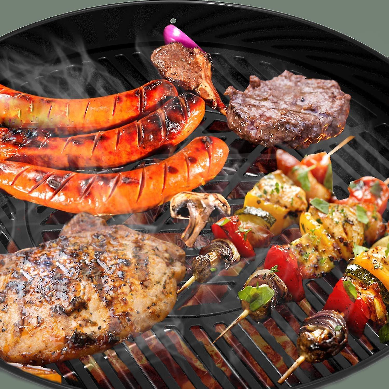 Cast iron Grid Pattern Cooking Grate Fits for Weber Gourmet BBQ System ...