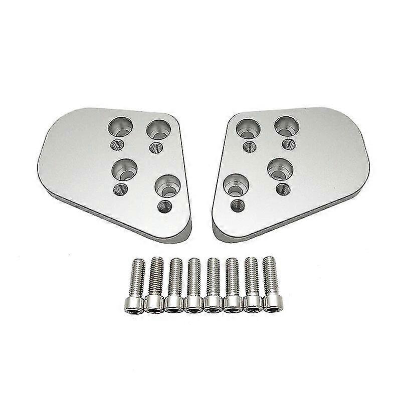 Motorcycle Silver Handlebar Riser For BMW R1100R R1100RT R1150R R1150RT ...