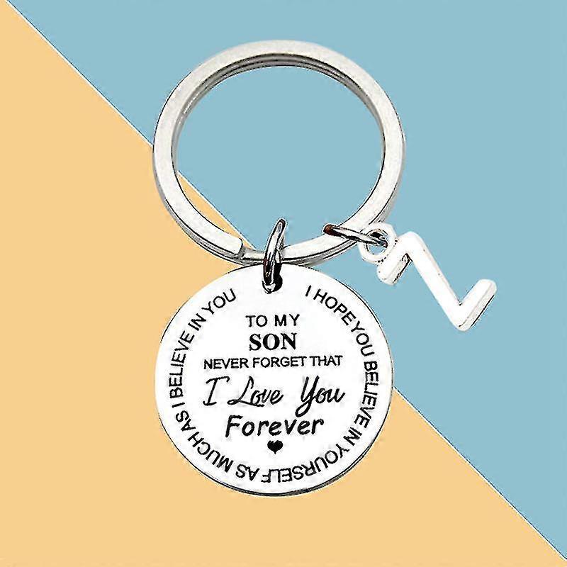 To My Son/daughter Inspirational Gift Keychain Never Forget That I Love You Forever Best Father ...