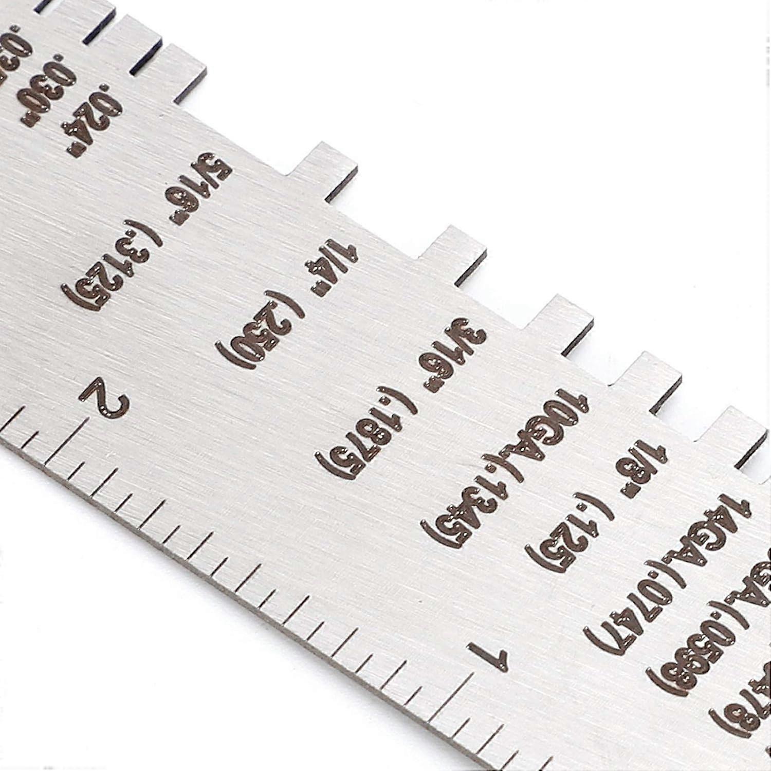 Stainless Steel Thickness Gauge/Weld Sheet Metal Thickness Gauge Plated ...