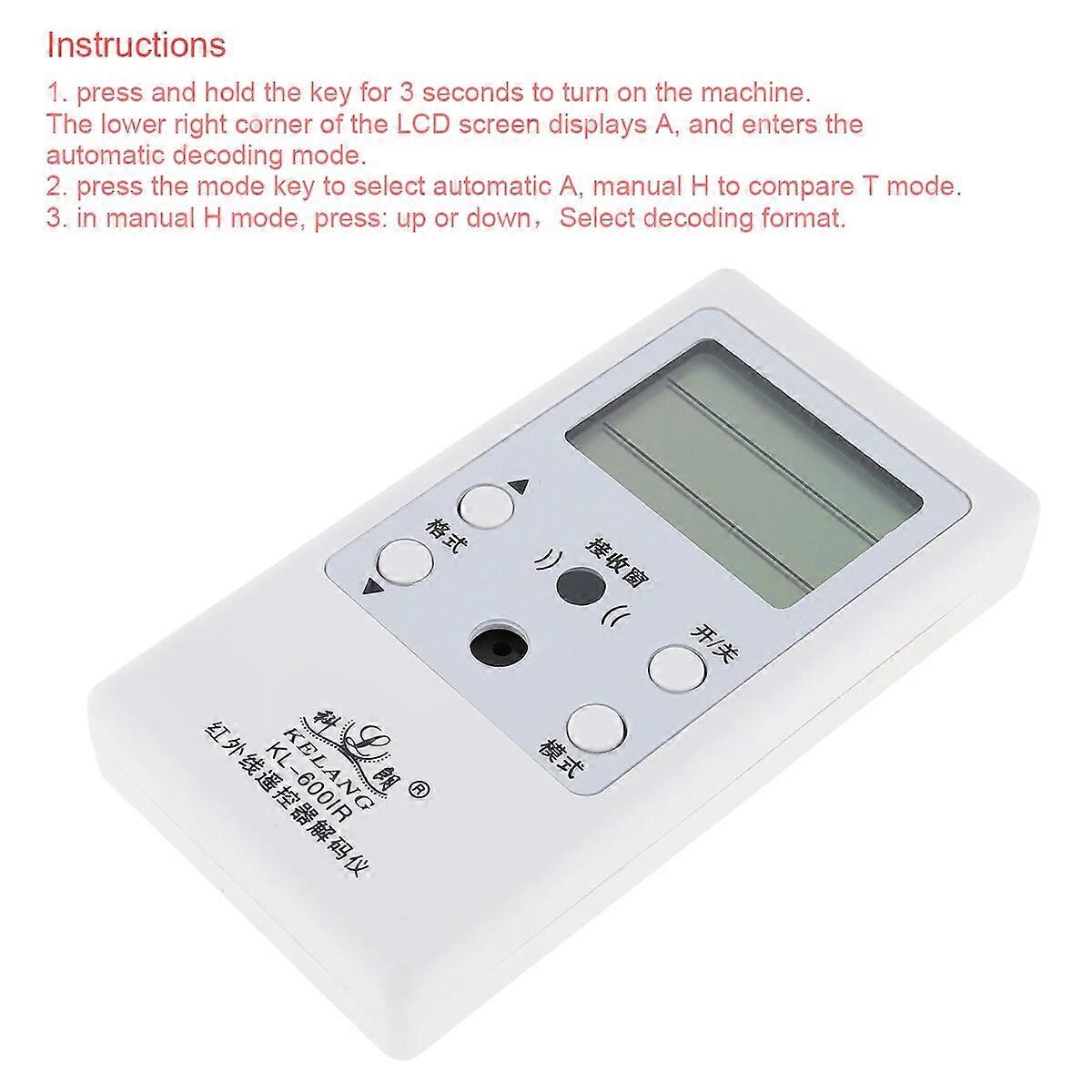 Kelang KL-600 IR Infrared Remote Control Decoder with Display and 10M ...