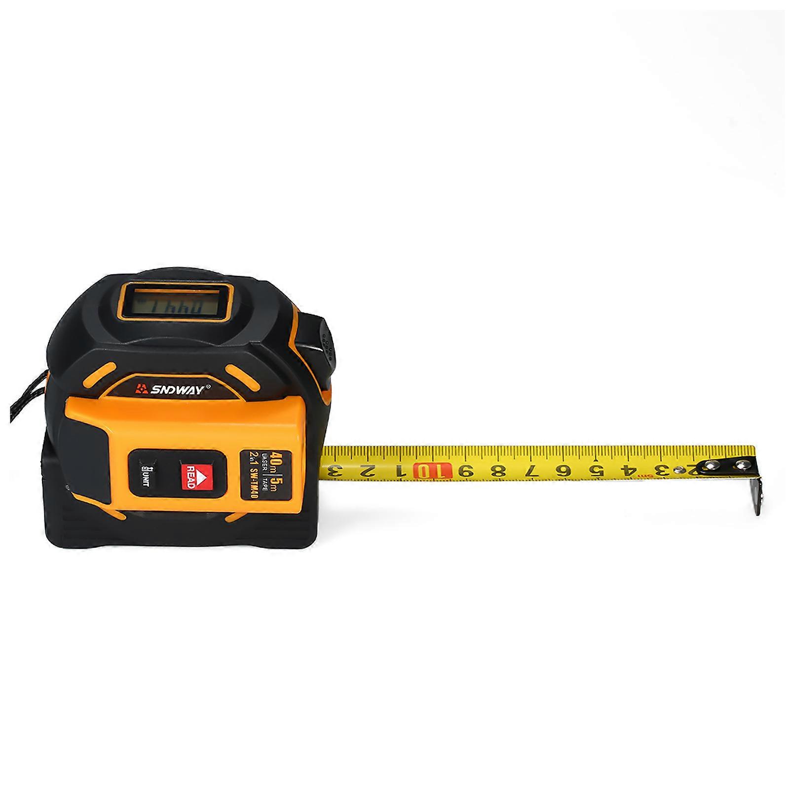 SNDWAY Digital Laser Distance Meter Units Switchable Rangefinder ...
