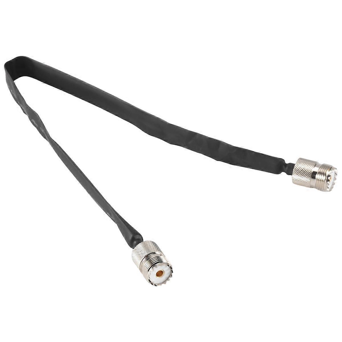 Door/Window Pass Through Flat RF Coaxial Cable SO239 UHF Female to UHF ...