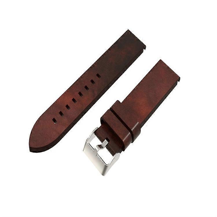 For Garmin Fenix 5 Quick Release Leather Watch Band | Fruugo AU
