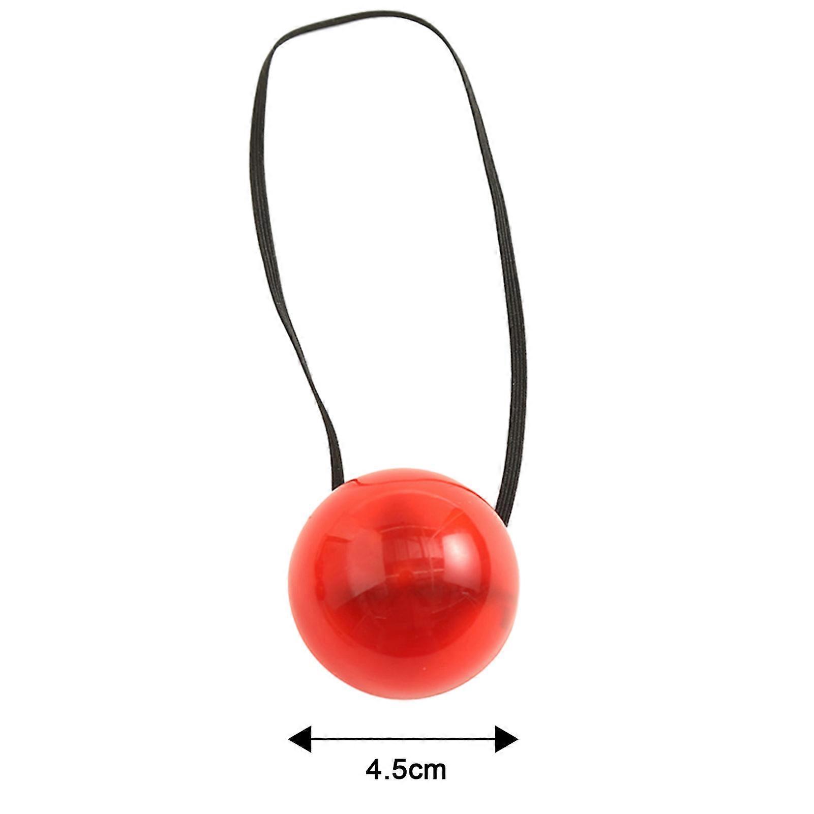 1 Set Red Nose Days 2024 LED Glowing Red Clown Nose Funny Clown Nose ...