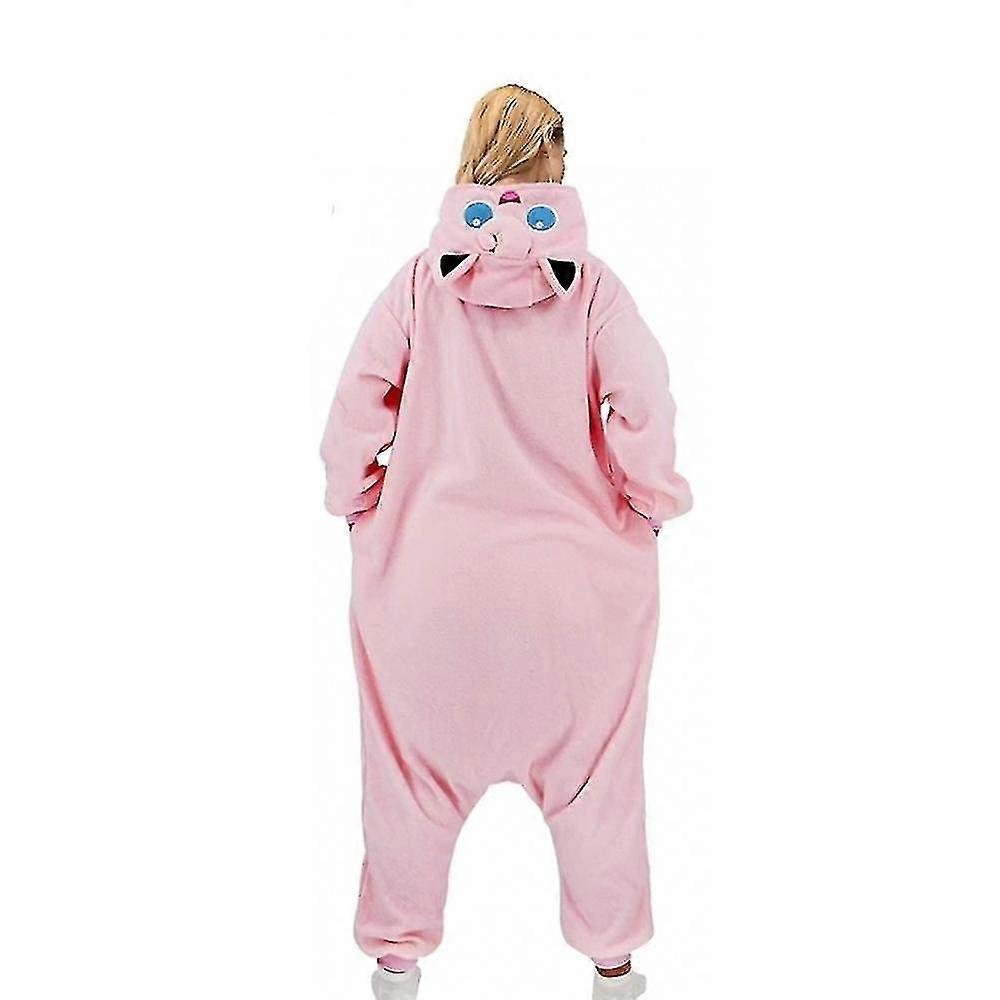 Jigglypuff Costume Full Body Pajamas Halloween Christmas One-piece ...
