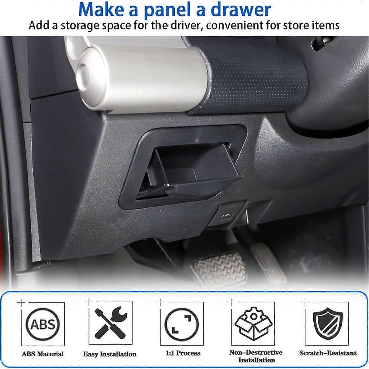 Center Console Fuse Storage Box for 2007-2021, Driver's Seat Fuse Box ...