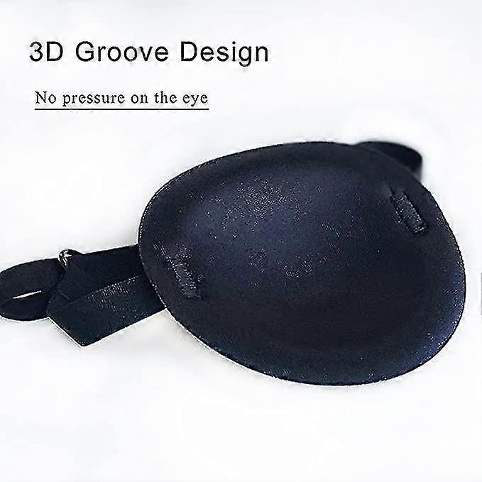 2 Pack Eye Patch Soft Adjustable Amblyopia Lazy Eye Patches For Left Or ...