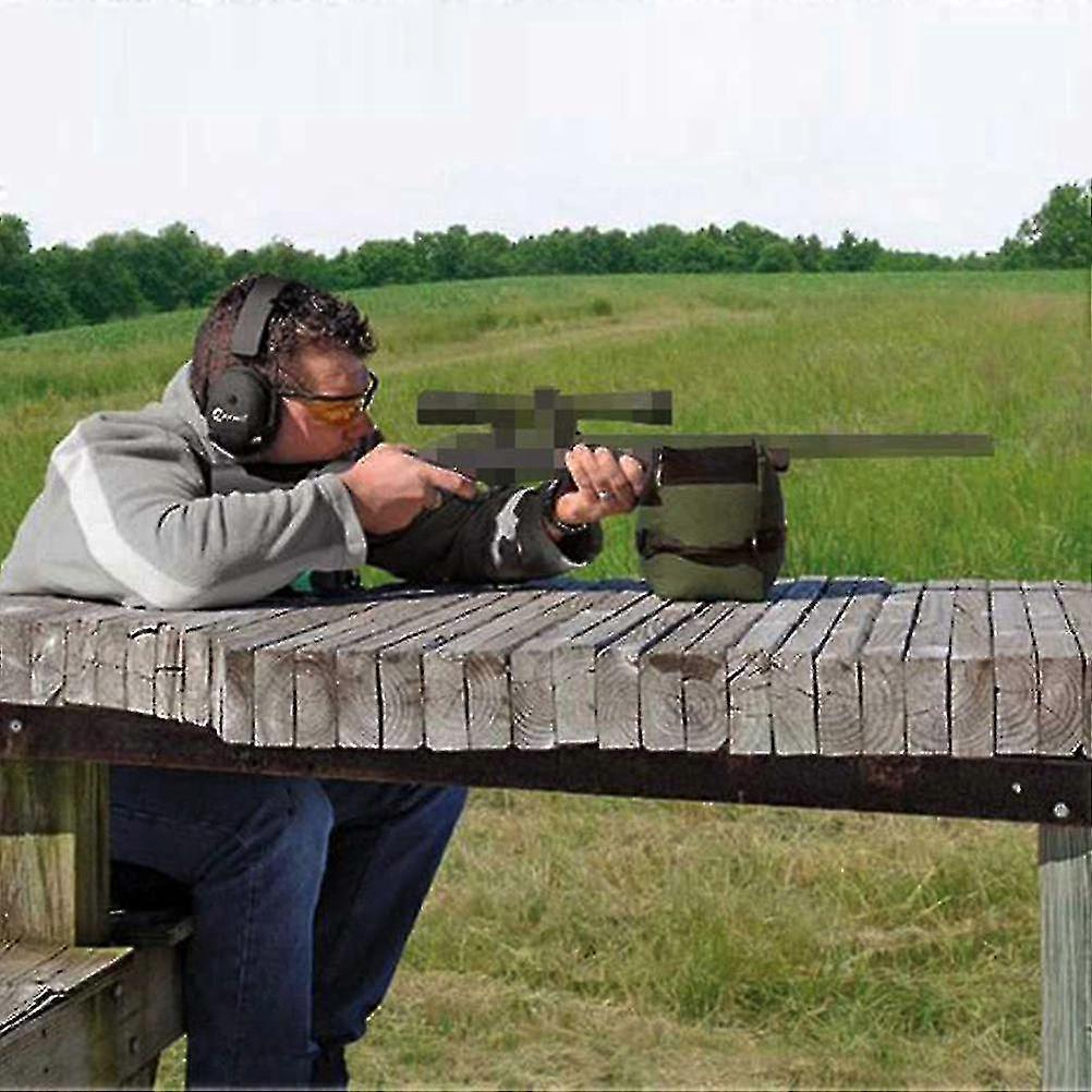Shooting Range Sandbag Rifle Gun Bench Rest Front Rear Support Bag ...
