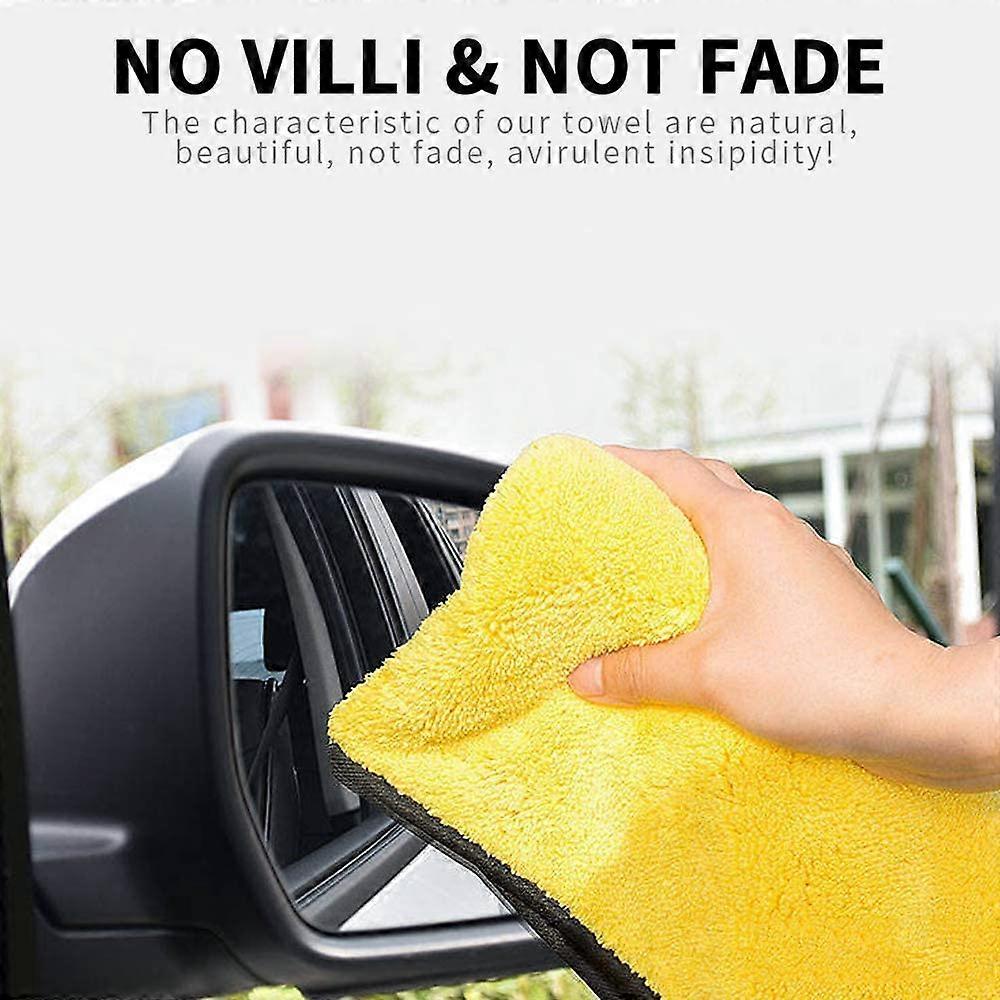 Car Microfiber Cloths 3 Pack, 60 x 30cm Ultra Absorbent Microfiber ...