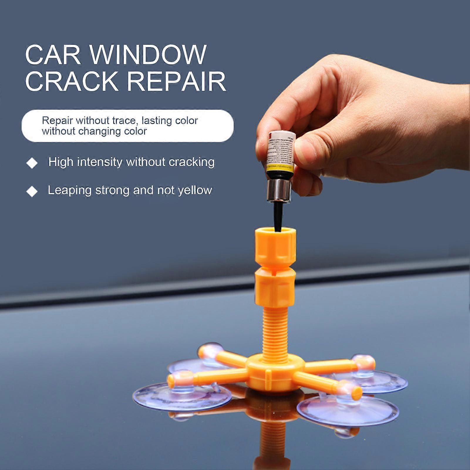 Windshield Repair Kit Car Glass Repair Fluid Quick Fix Easy to Use Wide ...