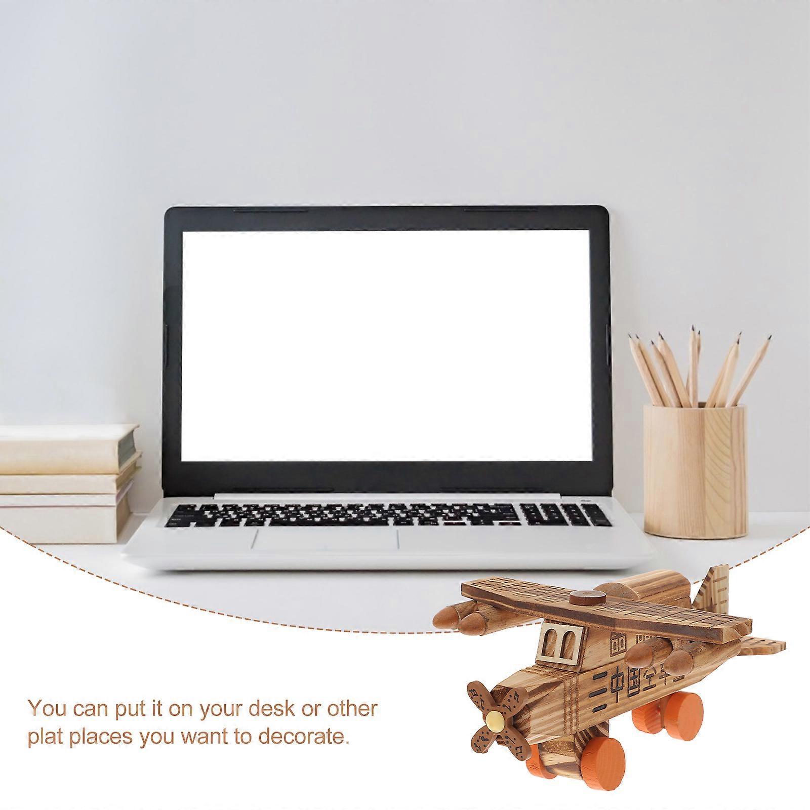 Creative Plane Model Office Desktop Iron Model Plane Decoration ...