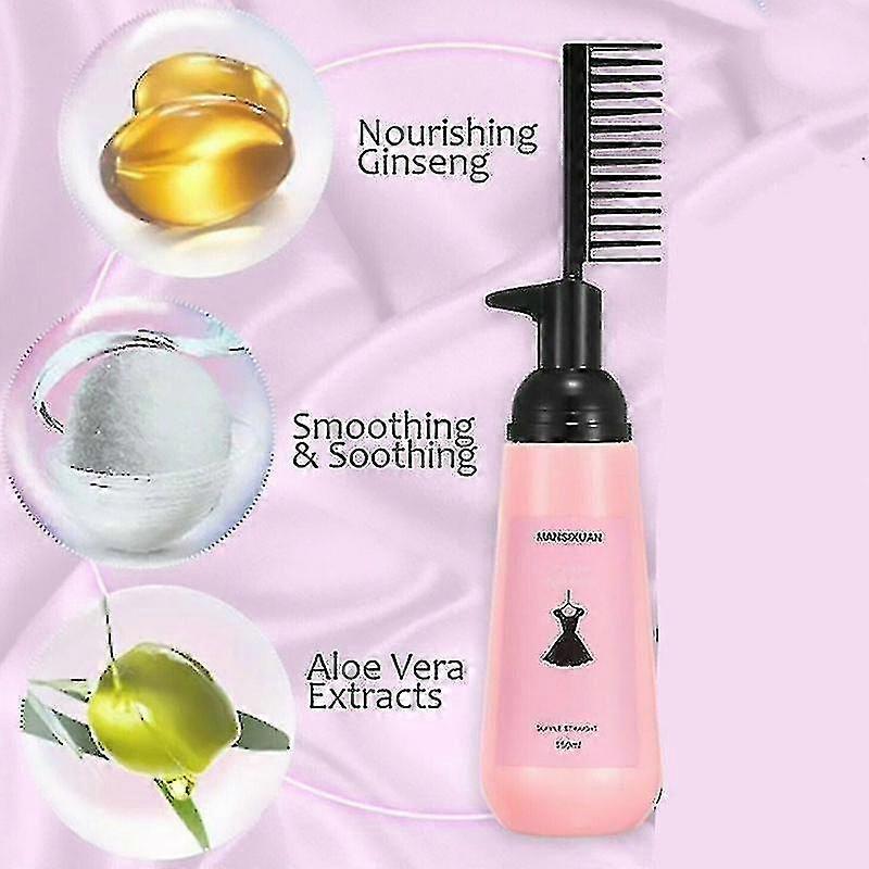 3 Sec Straight Hair Cream Hair Straightening Protein Treatment 1 Step ...