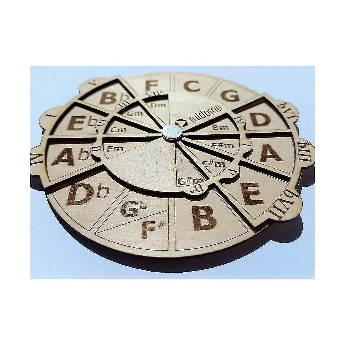 Wooden Melody Tool, Circle Of Fifths For Musicians, To Readily Find ...