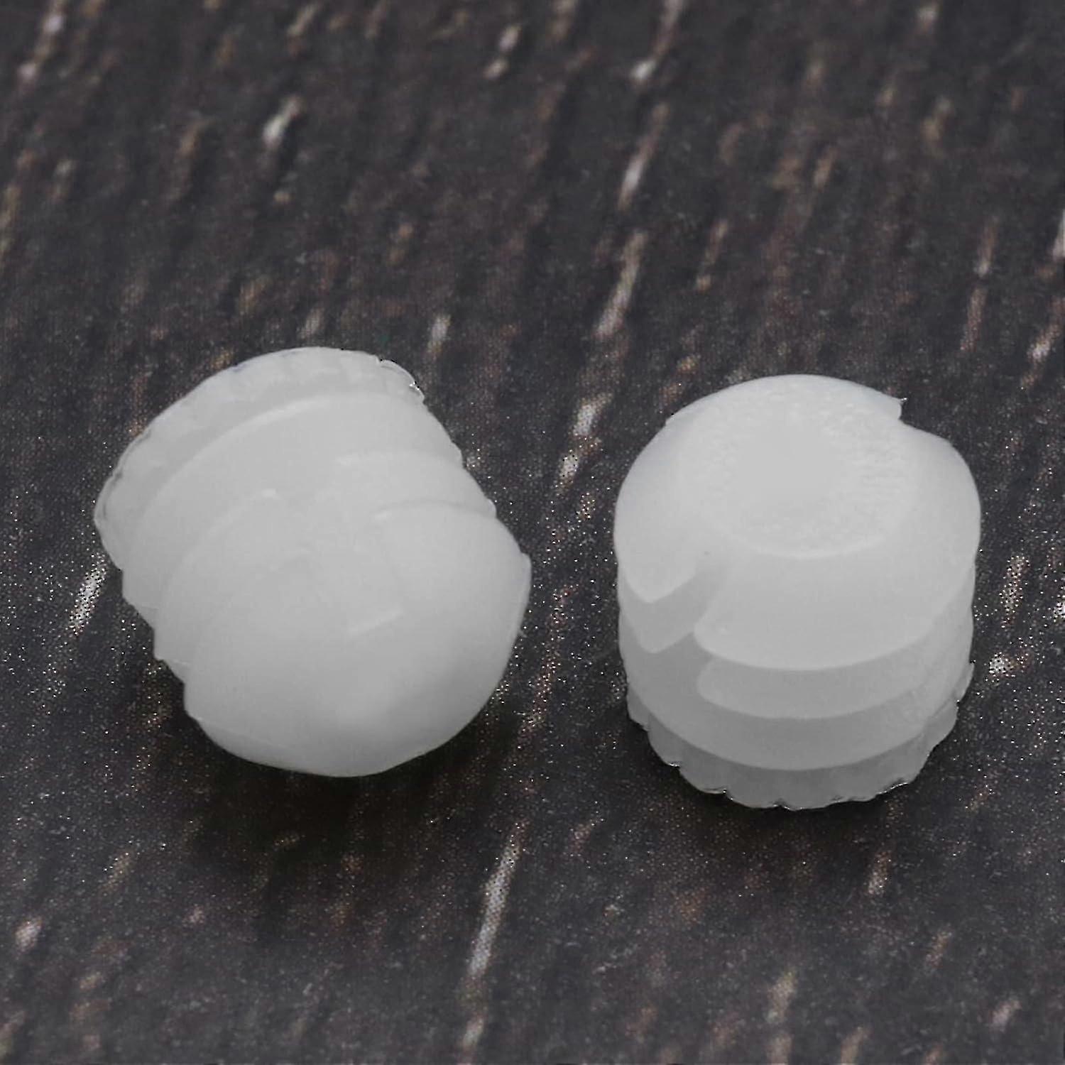 100pcs Hinge Expansion Dowels M4x8mm Plastic Expansion Dowels 4mm White ...