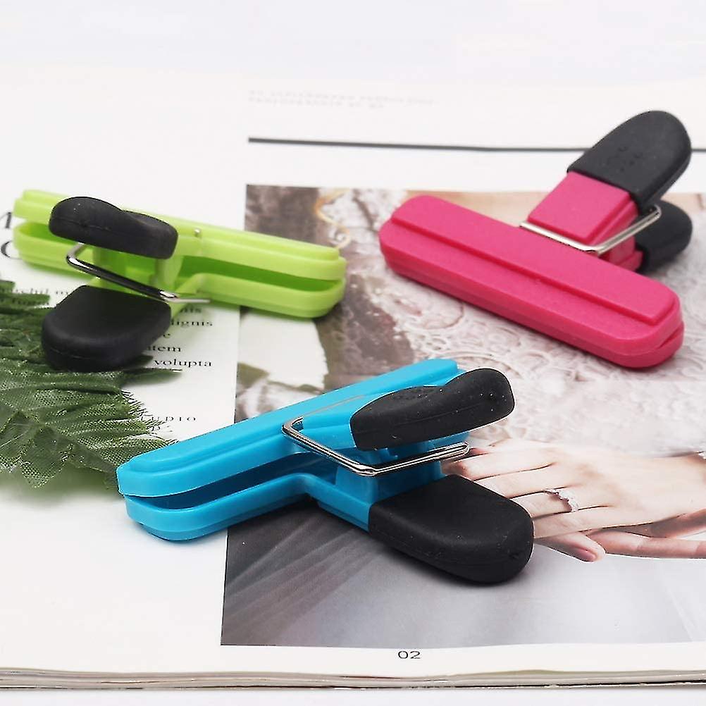 9pcs Bag Clips for Food Storage, 3 Colors Sturdy Food Clips for Sealing ...