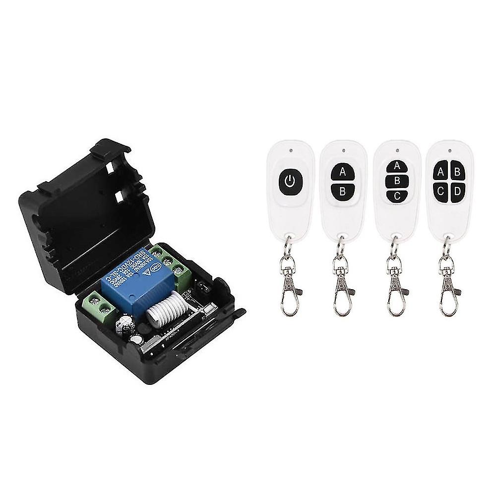 Dc 12v Single Channel Relay Module Universal Wireless Switch Rf Relay ...