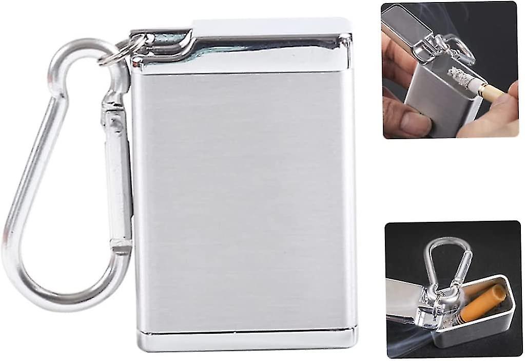Mini Ashtray Pocket Travel Portable Ash Holder With Carabiner For Men ...