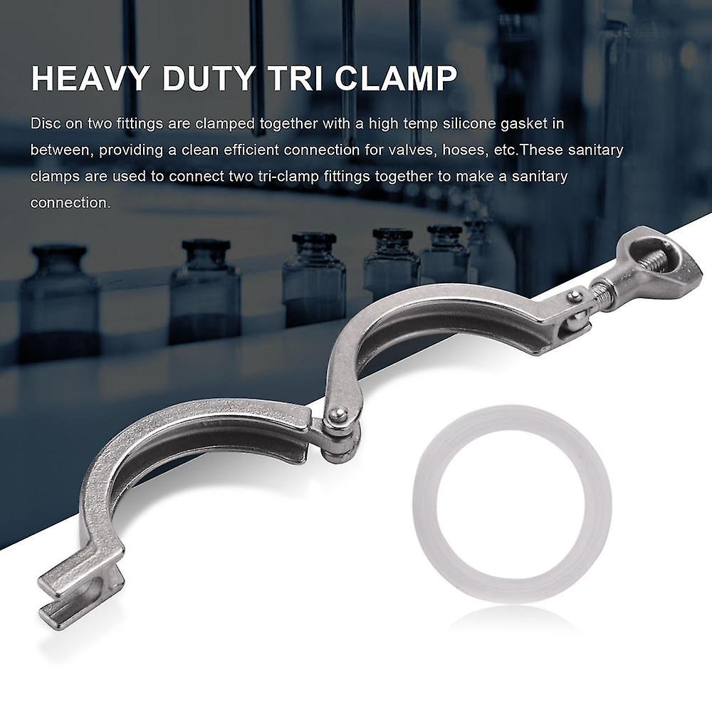 2pcs Tri-clamp Steel Single Pin Heavy Duty Tri Clamp With Wing Nut For ...