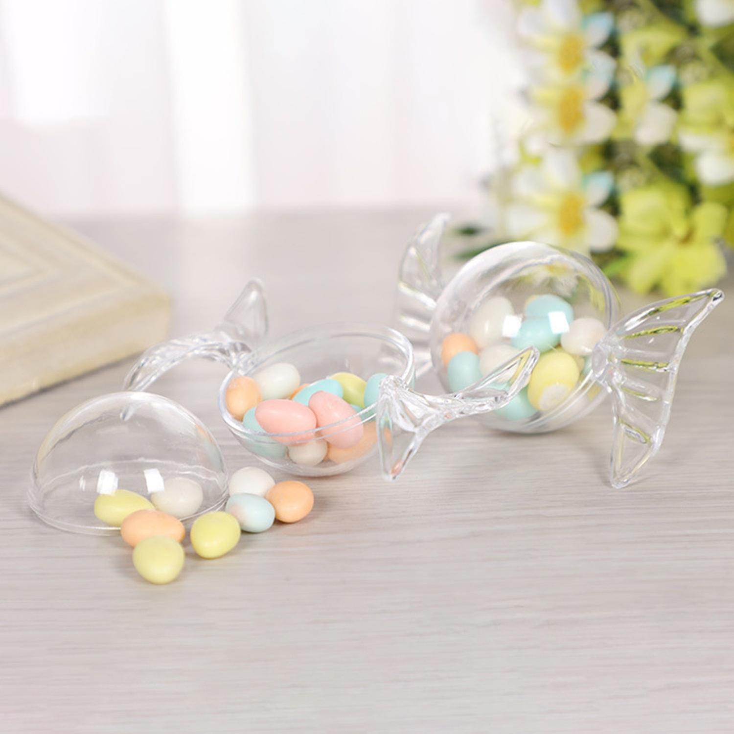 12Pcs/Bag Adorable Detachable Candy Box Acrylic Lovely Candy Shape ...