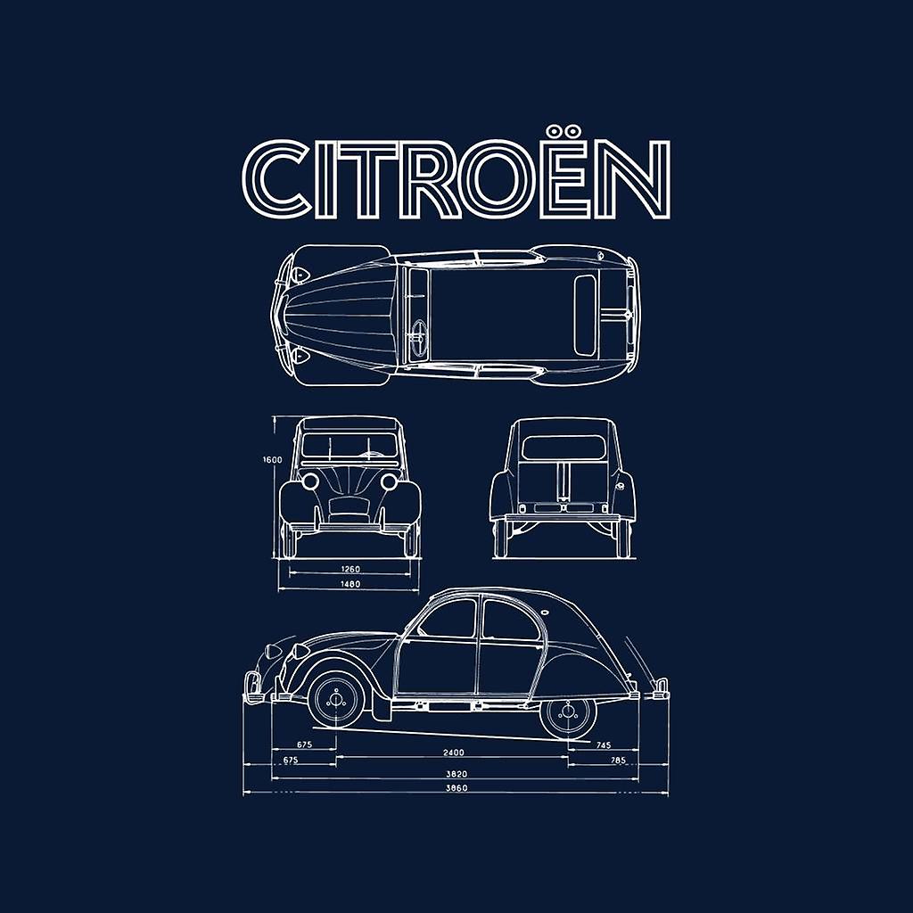 Citroen 2CV White Diagram Vues Kid's Varsity Jacket | Fruugo CH