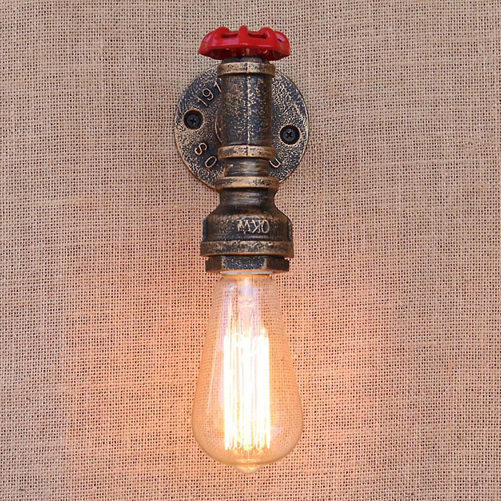 5 Style Vintage Steam Punk Loft Industrial Iron Rust Water Pipe Wall ...