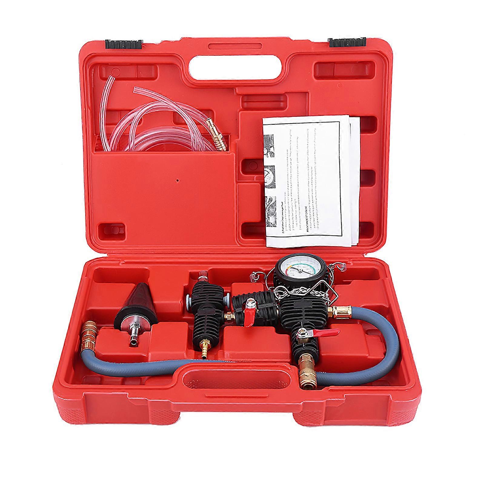 Car Radiator Coolant System Vacuum Purge & Coolant Refill Tool Kit ...